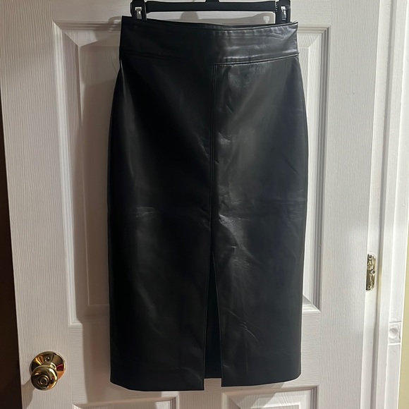 Babaton | Skirts | Aritzia Faux Leather Skirt | Poshmark